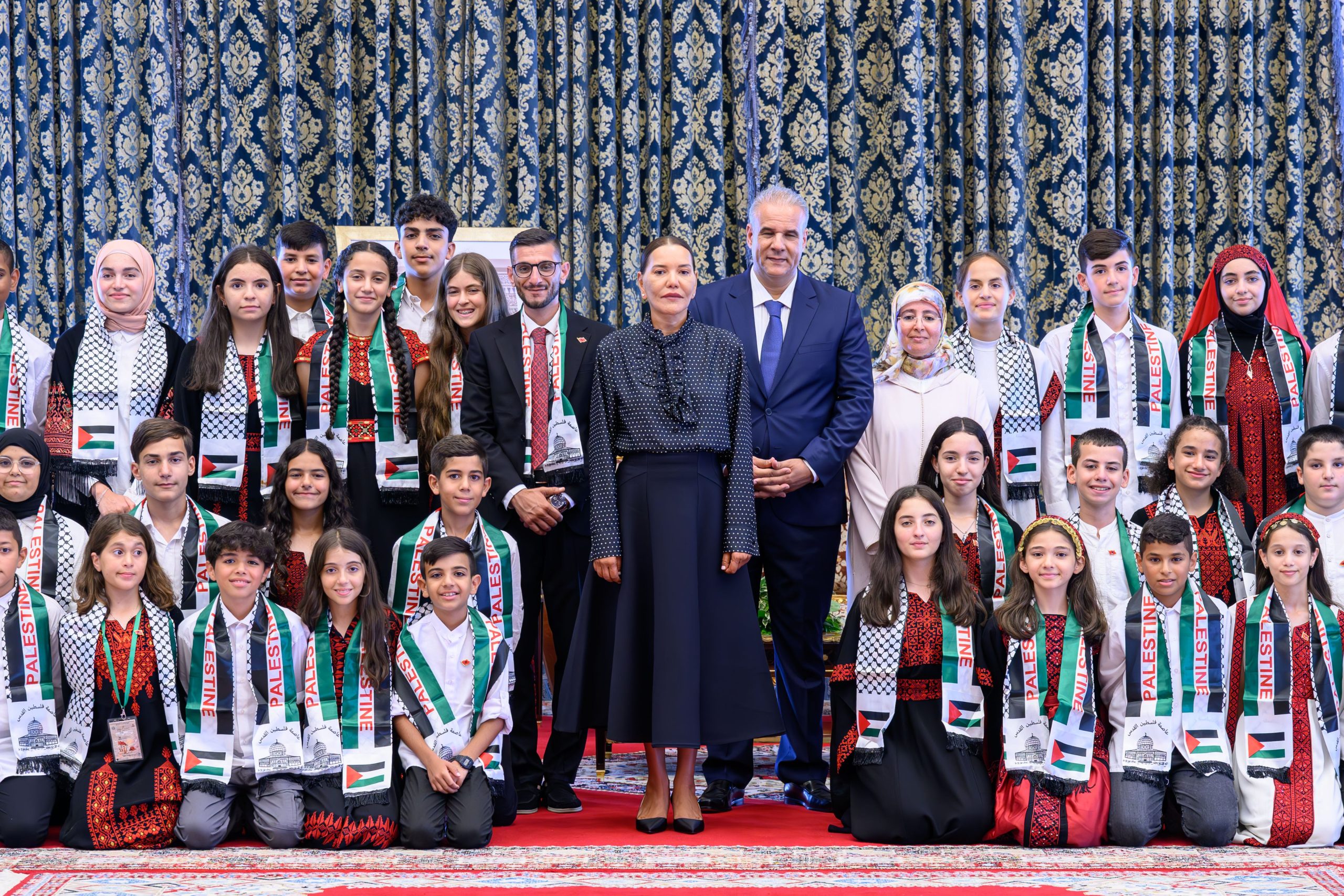HRH Princess Lalla Hasnaa Receives Al-Quds Children Taking Part in 14th ...