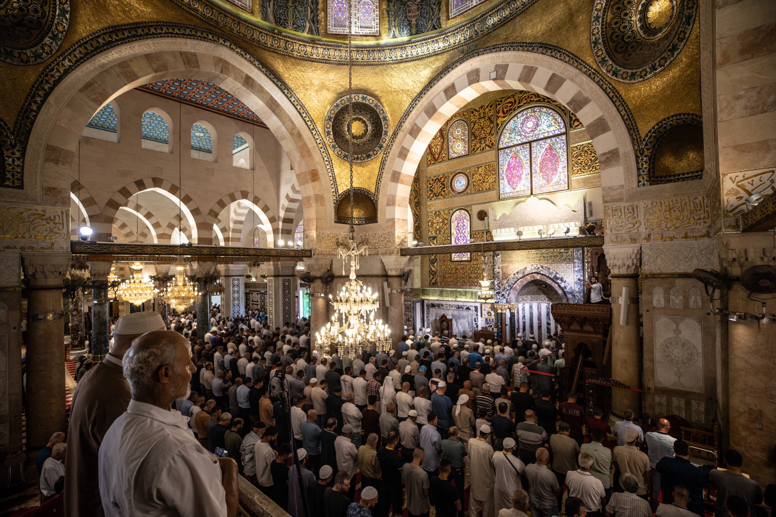 Prayers for the absent performed at the blessed Al Aqsa Mosque for the ...